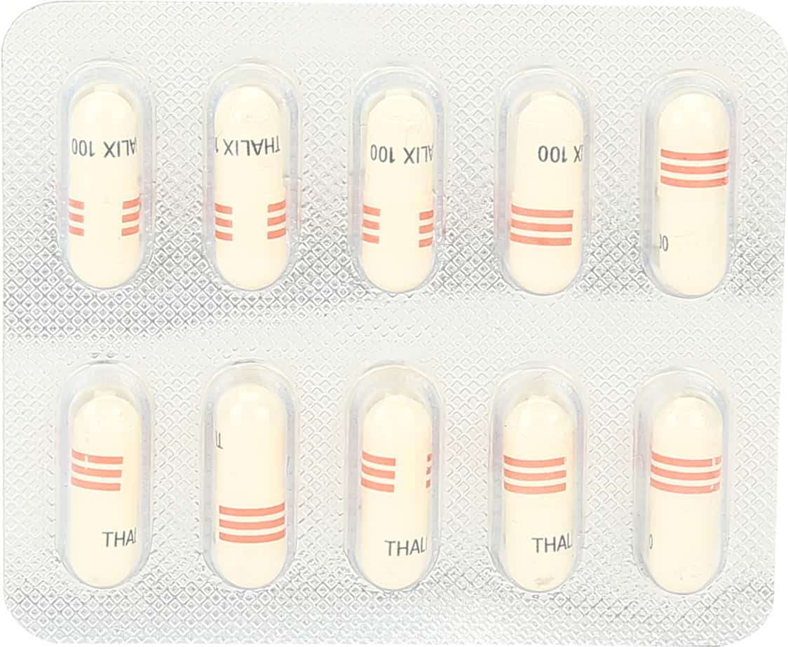 Thalix 100mg Capsule: Uses, Side Effects, Price, Dosage & More Info ...