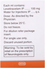 Levera 100 MG Injection (5): Uses, Side Effects, Price & Dosage | PharmEasy