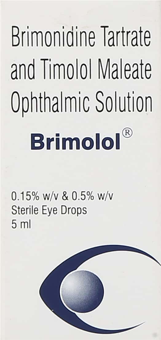 Brimolol Bottle Of 5ml Eye Drops: Uses, Side Effects, Price & Dosage ...