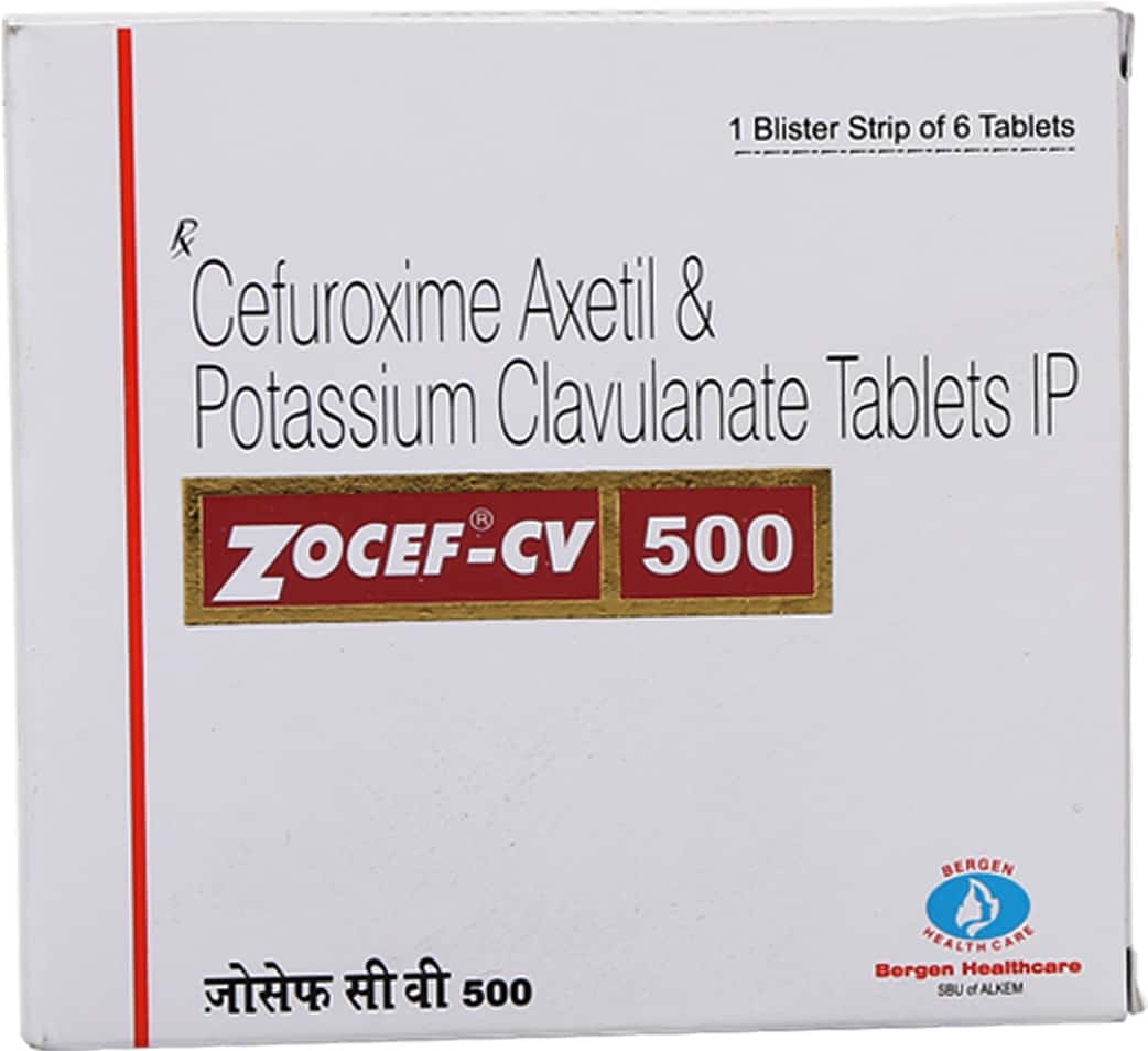 Zocef CV 500 Tablet: Uses, Side Effects, Price, Dosage & More Info ...