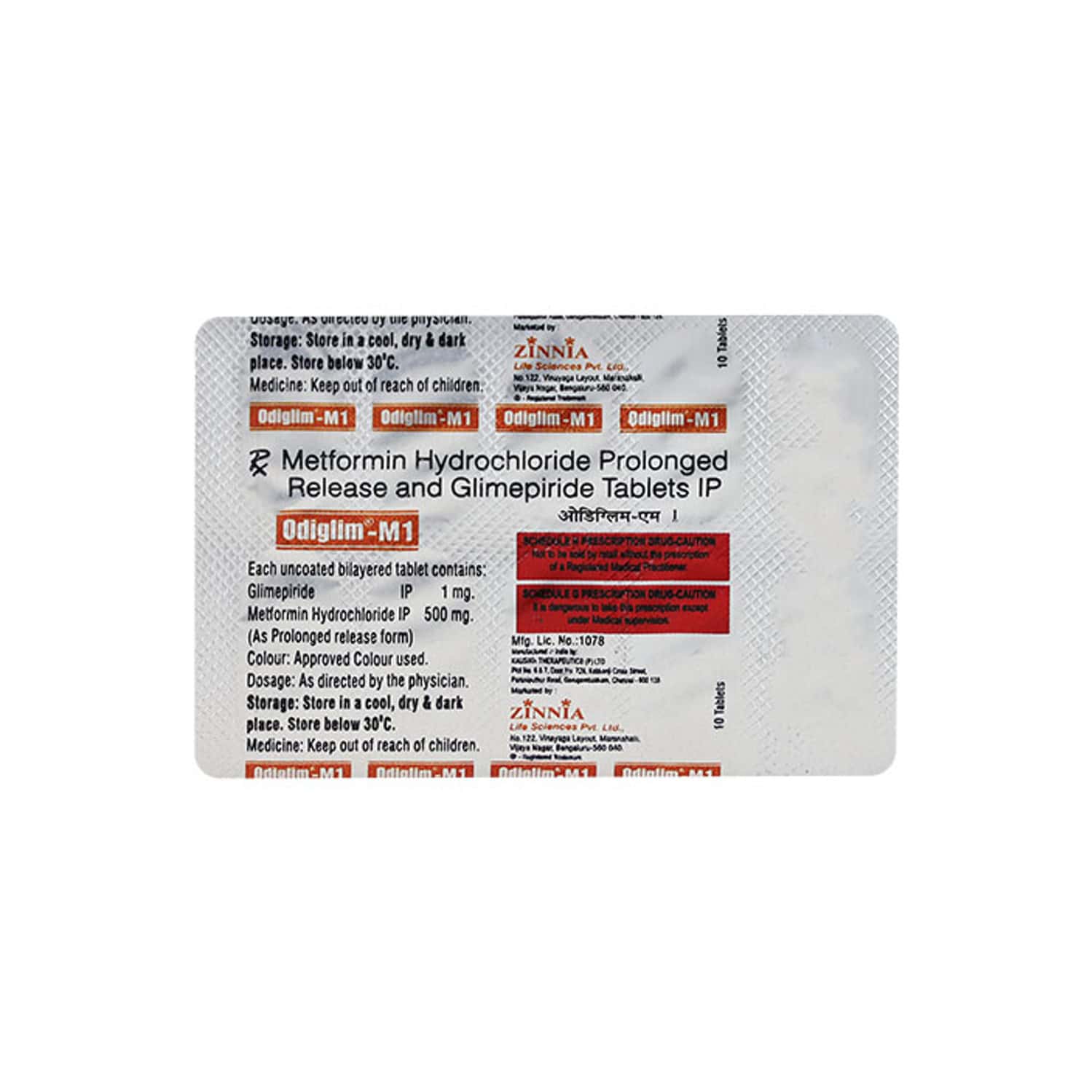 Odiglim M1 Tablets: Uses, Side Effects, Price & Dosage | PharmEasy