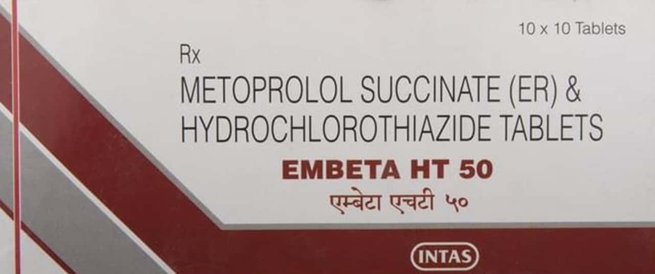 Embeta Ht 50mg Strip Of 10 Tablets: Uses, Side Effects, Price & Dosage ...