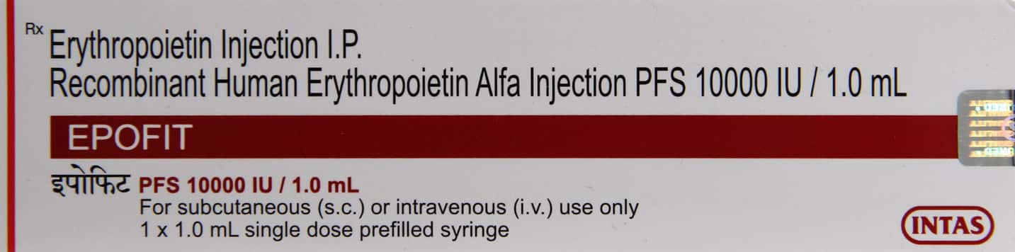 Epofit 10000 IU/ML Solution For Injection (1): Uses, Side Effects ...