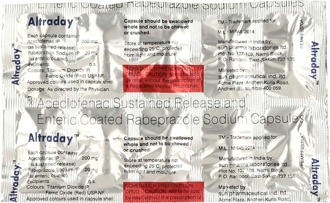 Altraday Capsule: Uses, Side Effects, Price, Dosage & More Info - PharmEasy