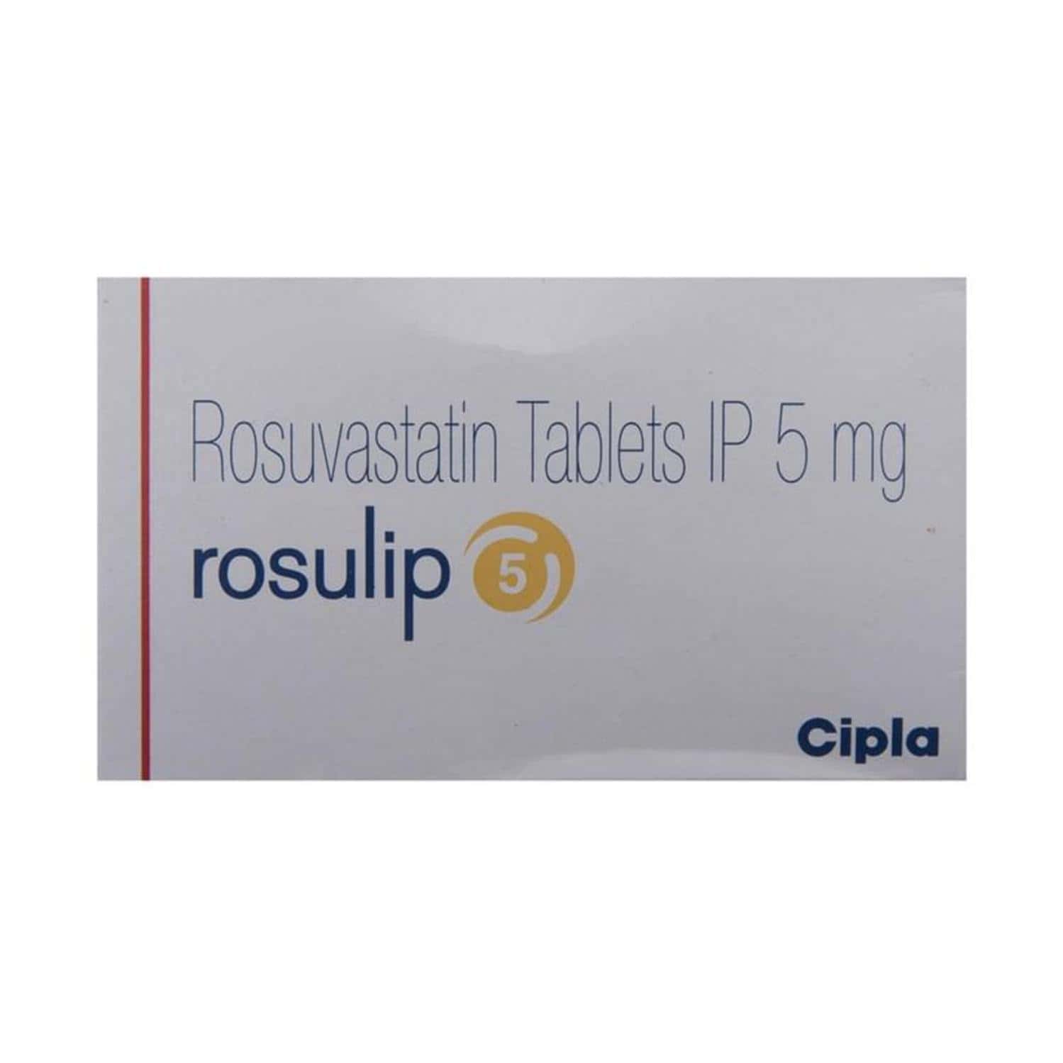 Rosulip 5 MG Tablet (10): Uses, Side Effects, Price & Dosage | PharmEasy