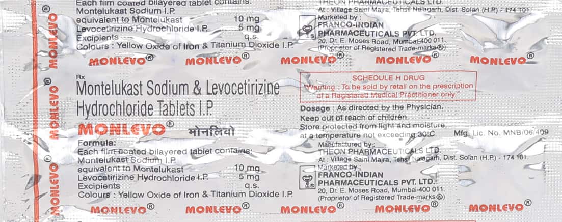 Monlevo Tablet: Uses, Side Effects, Price, Dosage & More Info - PharmEasy