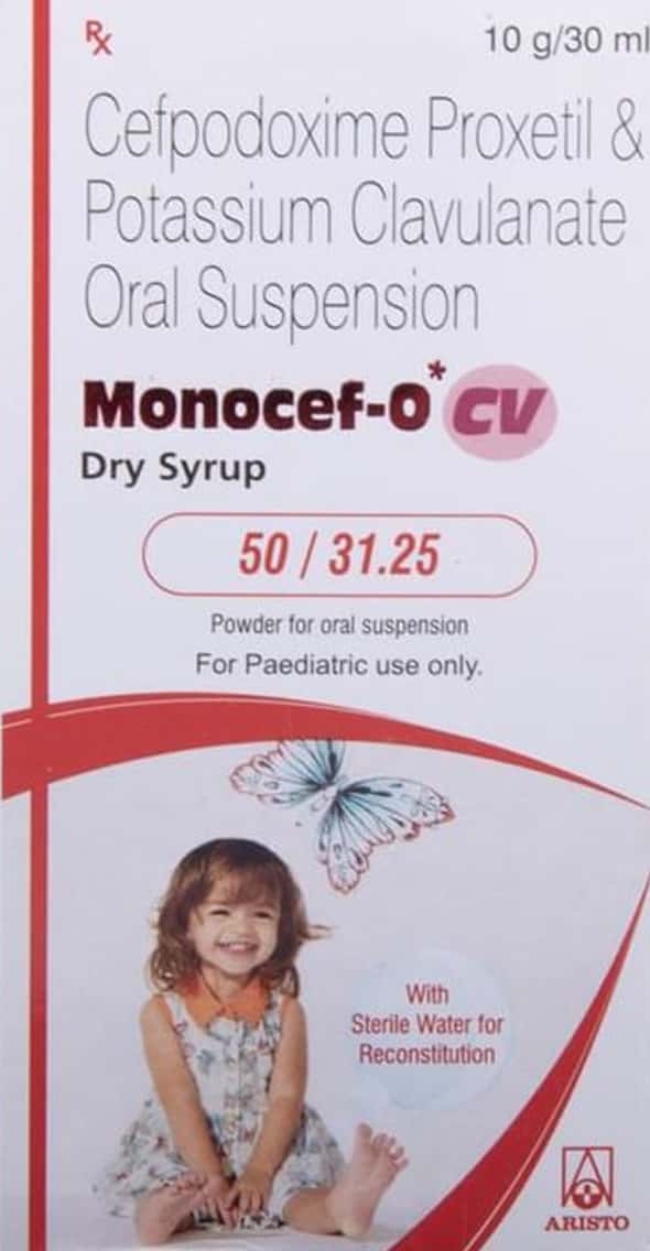 Monocef O Cv 50/31.25mg Bottle Of 30ml Suspension: Uses, Side Effects ...