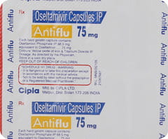 Antiflu 75mg Capsule: Uses, Side Effects, Price, Dosage & More Info ...