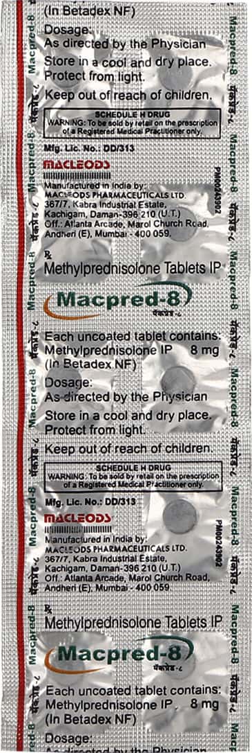 Macpred 8 MG Tablet (10): Uses, Side Effects, Price & Dosage | PharmEasy