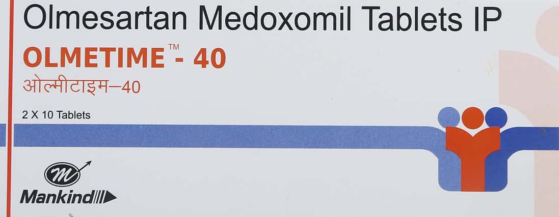 Olmetime 40 MG Tablet (10): Uses, Side Effects, Price & Dosage | PharmEasy