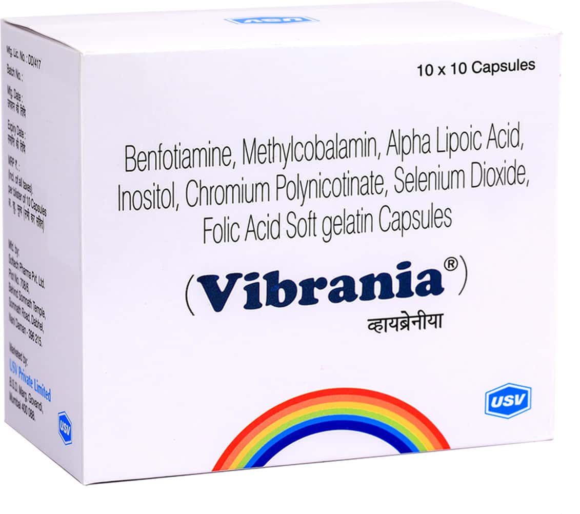 Vibrania Strip Of 10 Capsules: Uses, Side Effects, Price & Dosage ...