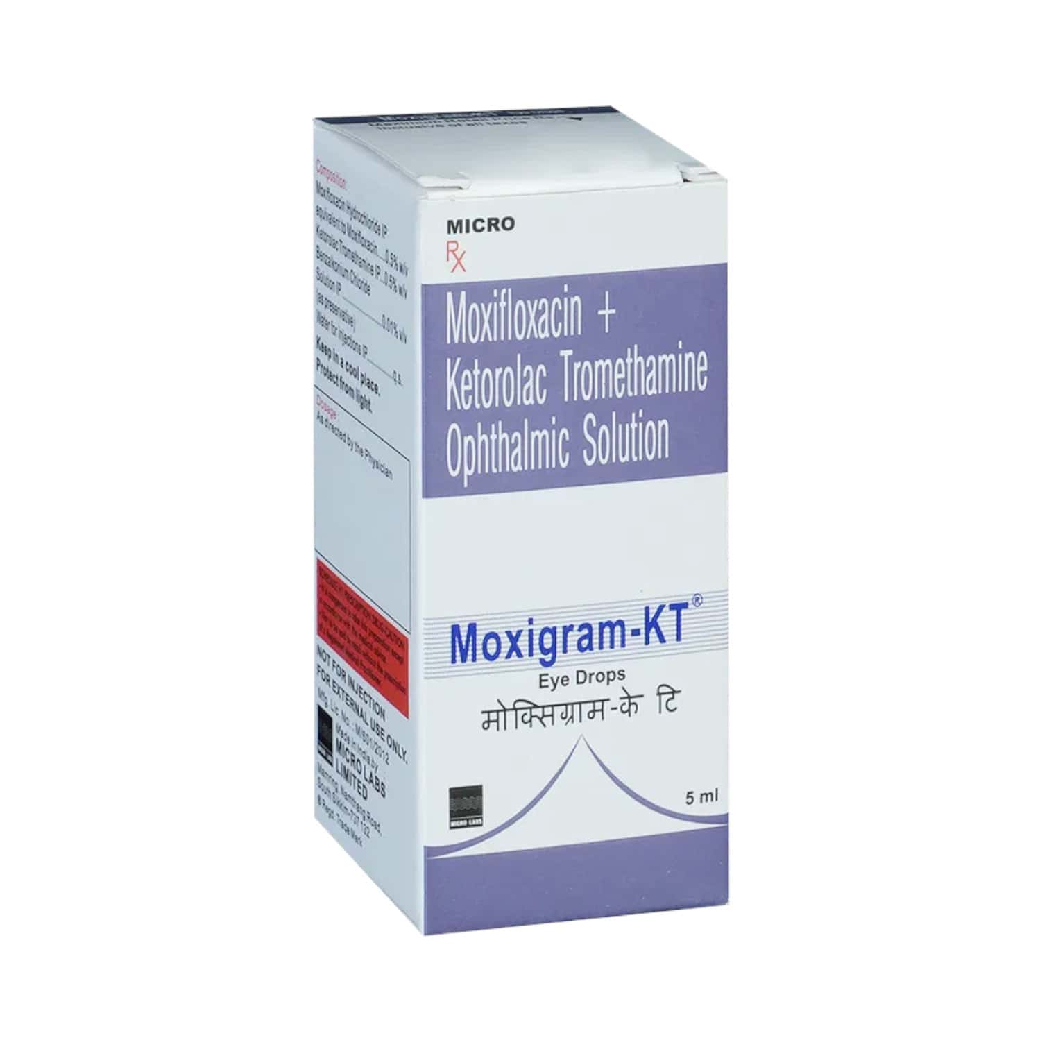 Moxigram Kt Bottle Of 5ml Eye Drops: Uses, Side Effects, Price & Dosage ...