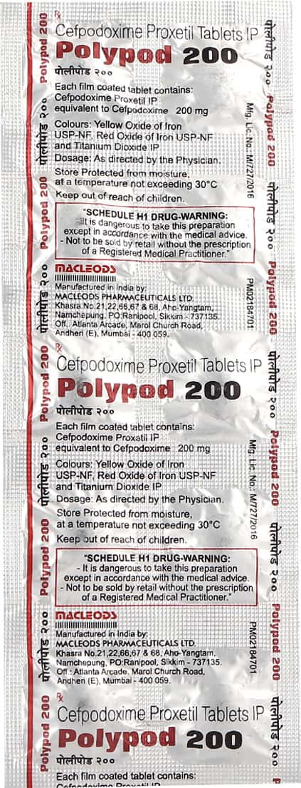 Polypod 200 MG Tablet (10): Uses, Side Effects, Price & Dosage | PharmEasy