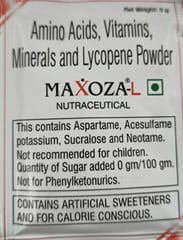Maxoza L Sachet Of 5gm Oral Powder (Green): Uses, Side Effects, Price ...