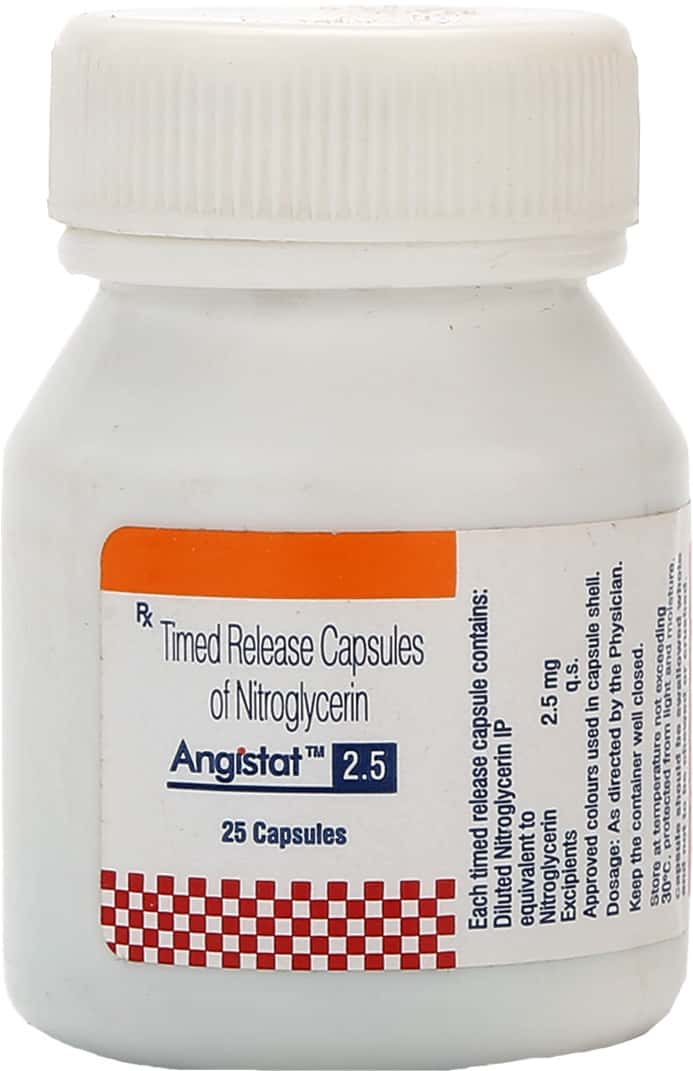 Angistat 2.5 MG Capsule (25): Uses, Side Effects, Price & Dosage ...