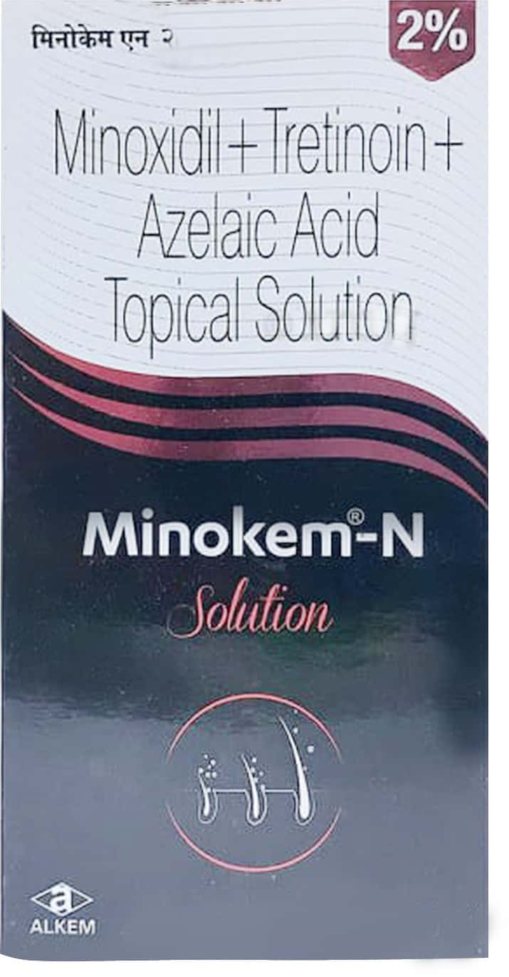 Minokem N 2% Bottle Of 60ml Solution: Uses, Side Effects, Price ...