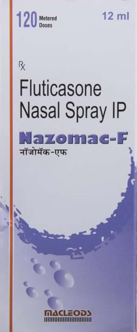 Nazomac F 50 MCG Nasal Spray (12): Uses, Side Effects, Price & Dosage ...