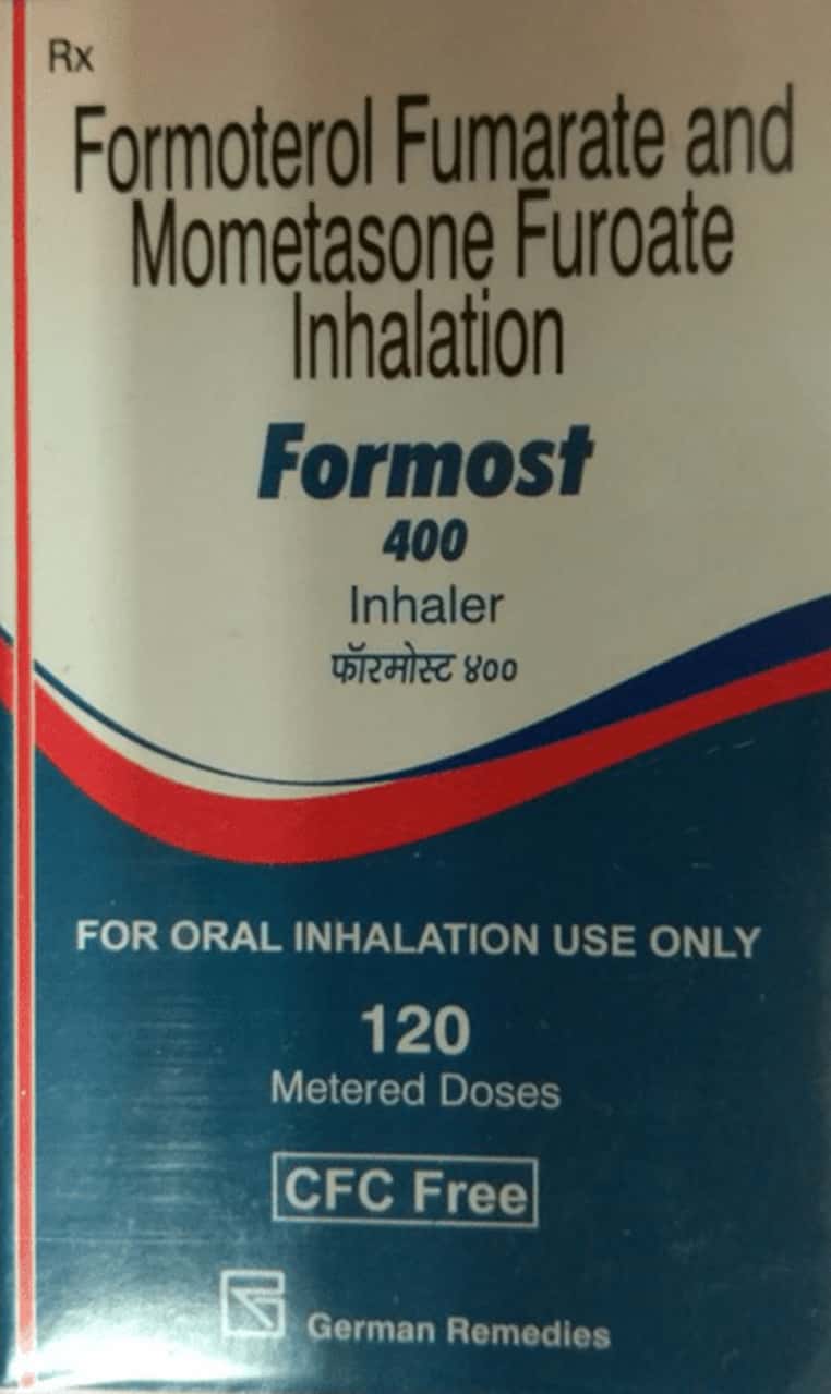 Buy Formost 400 Box Of 120 Metered Dose Inhaler Online & Save Up to 24% ...
