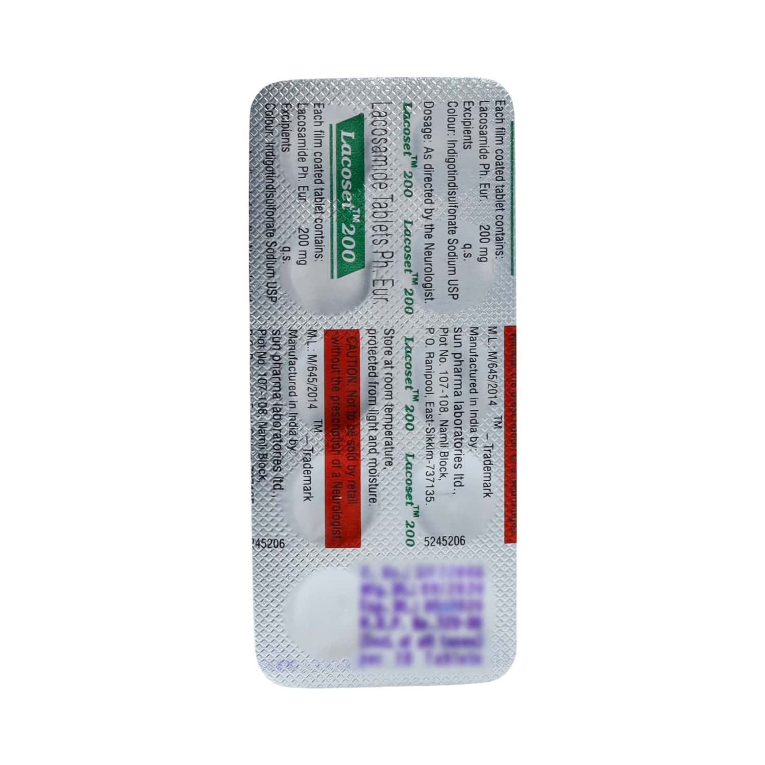 Lacoset 200 MG Tablet (10): Uses, Side Effects, Price & Dosage | PharmEasy