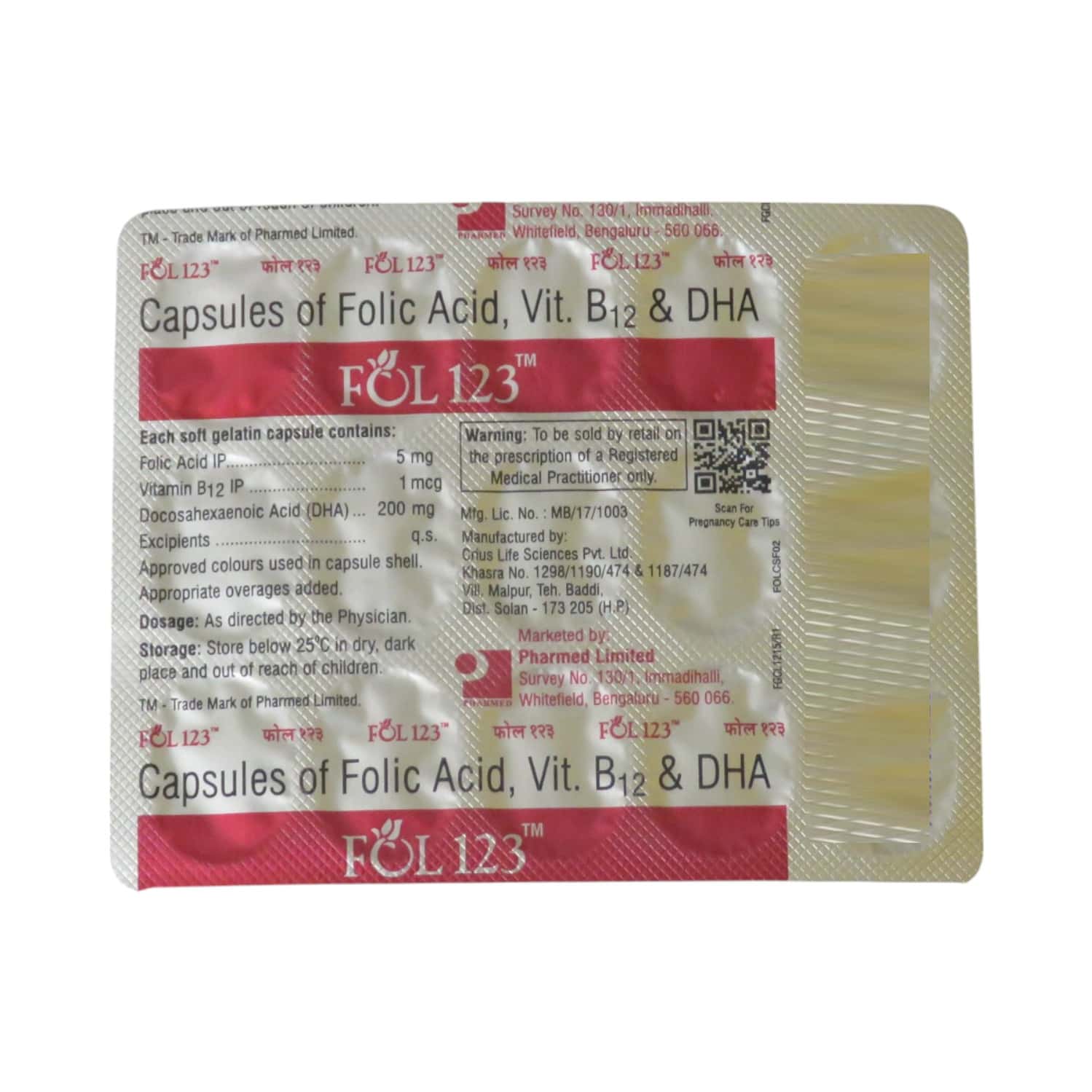 FOL 123 Capsule: Uses, Side Effects, Price, Dosage & More Info - PharmEasy
