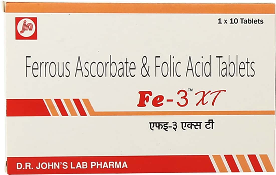 Fe 3 Xt Strip Of 10 Tablets: Uses, Side Effects, Price & Dosage | PharmEasy