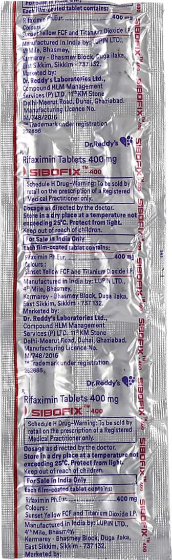 Sibofix-400 Tablet: Uses, Side Effects, Price, Dosage & More Info ...