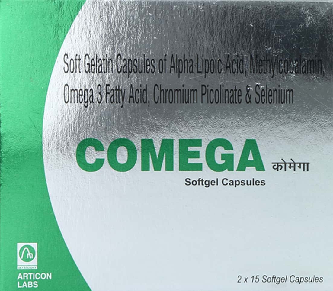 Buy Comega Strip Of 15 Capsules Online & Save Up to 24% at PharmEasy