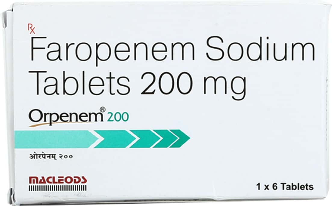 Orpenem 200 MG Tablet (6): Uses, Side Effects, Price & Dosage | PharmEasy