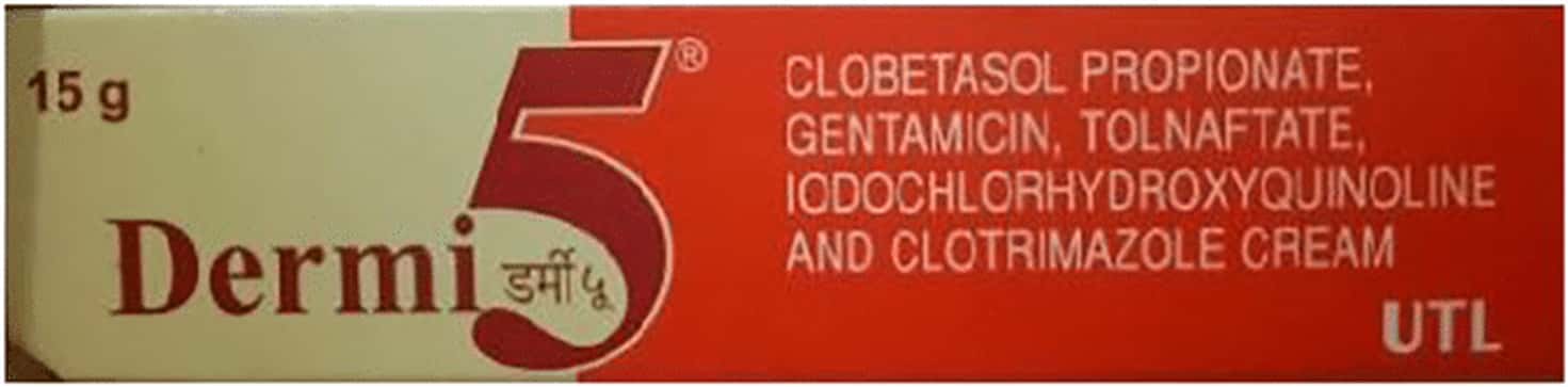 Buy Dermi 5 Tube Of 15gm Cream Online & Save Up to 24% at PharmEasy