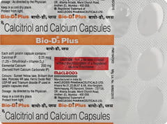 Bio-D3 Plus Capsule: Uses, Side Effects, Price, Dosage & More Info ...