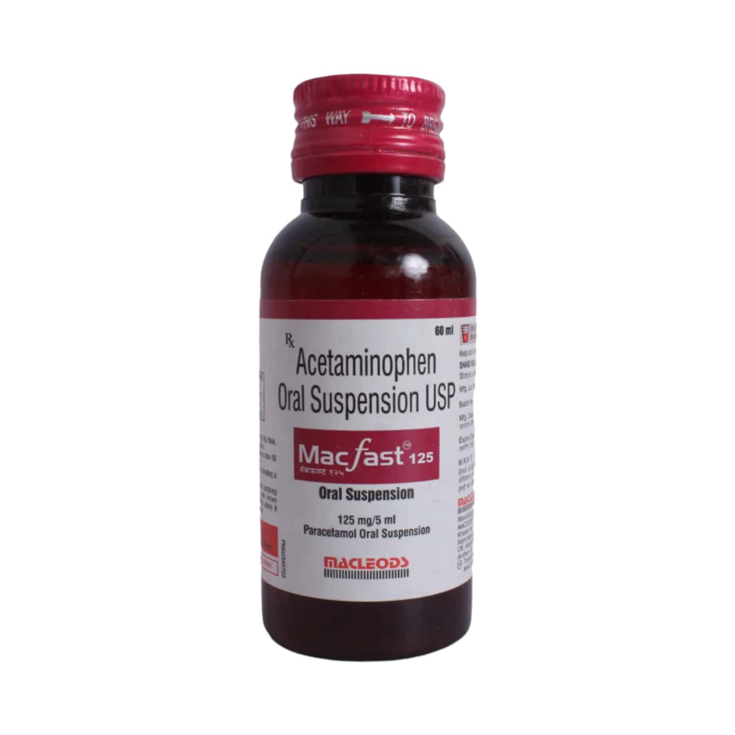 Macfast 125 MG Suspension (60): Uses, Side Effects, Price & Dosage ...