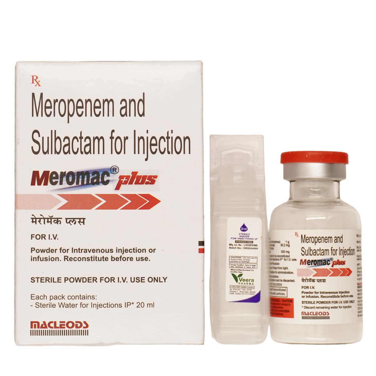 Meromac Plus Dry Vial Of 1 Powder For Injection: Uses, Side Effects ...
