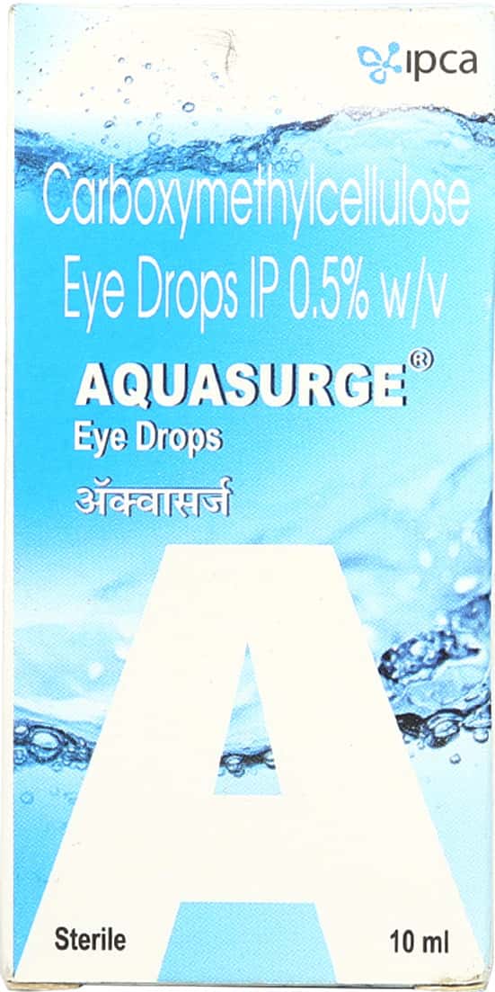 Aquasurge 0.5 % Eye Drop (10): Uses, Side Effects, Price & Dosage ...