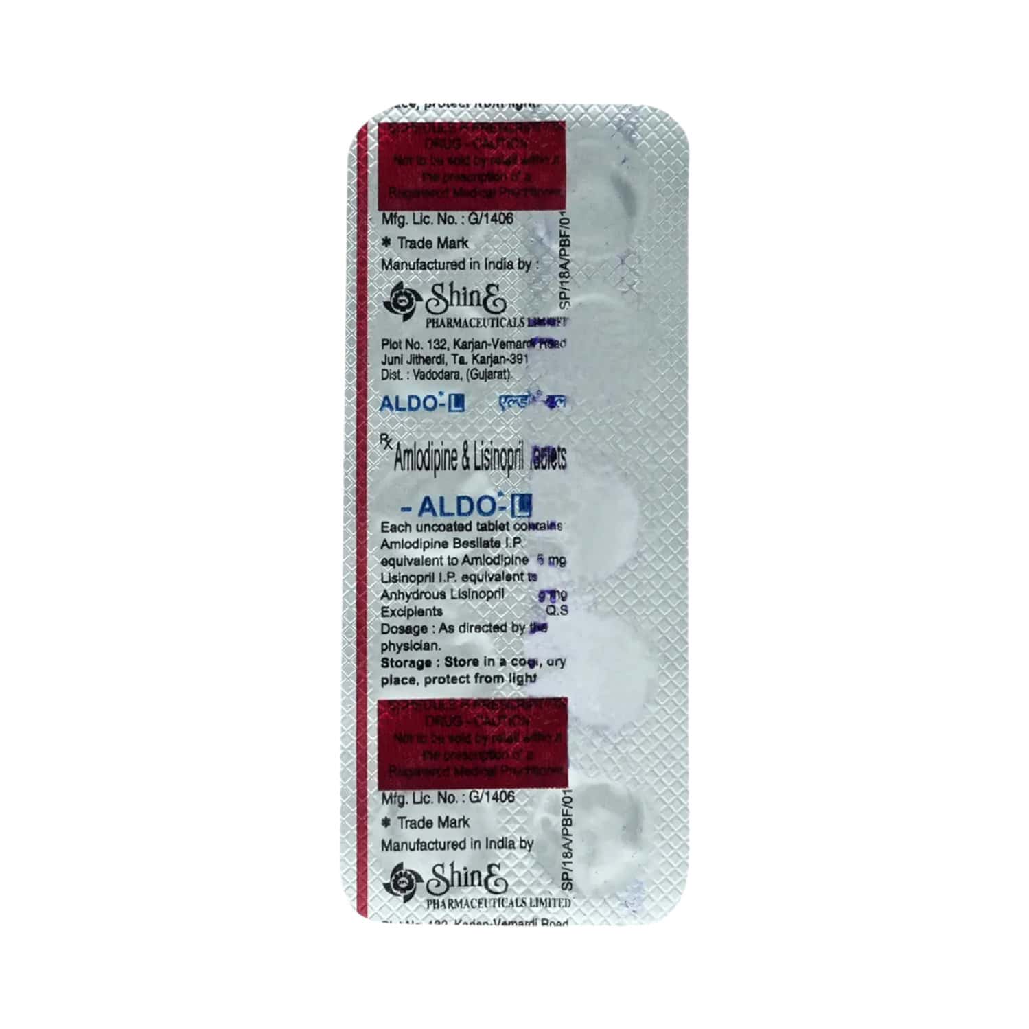 Aldo L Strip Of 10 Tablets: Uses, Side Effects, Price & Dosage | PharmEasy