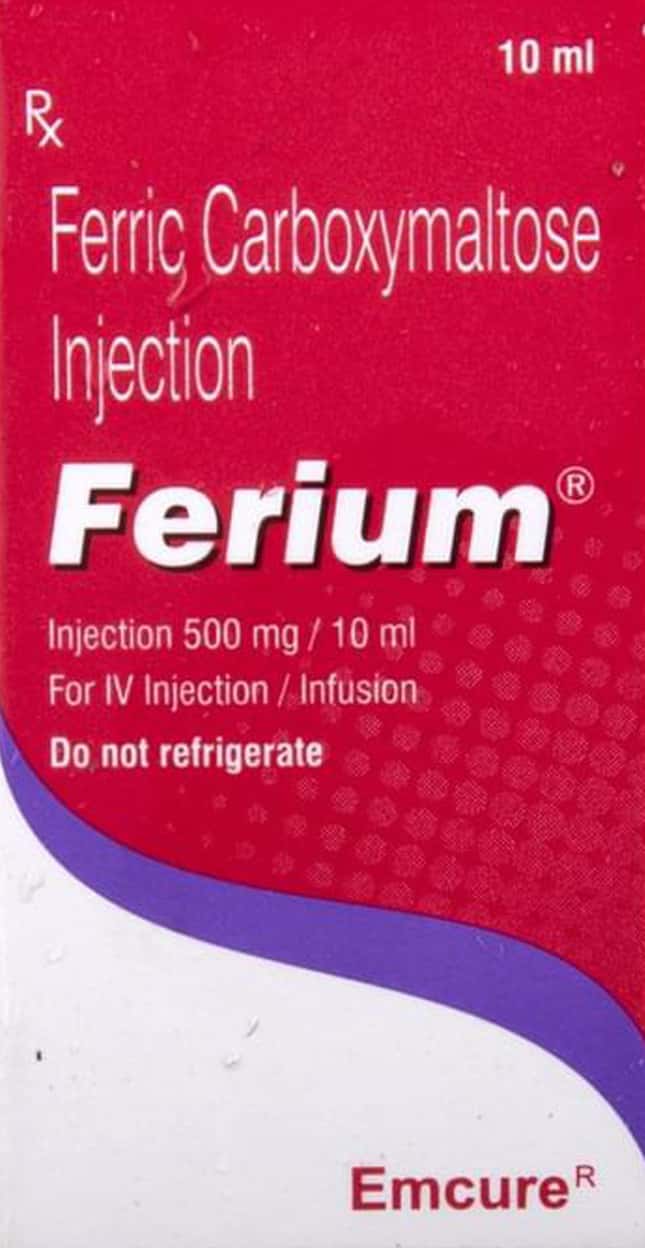 Ferium 50 MG/ML Injection (10): Uses, Side Effects, Price & Dosage ...