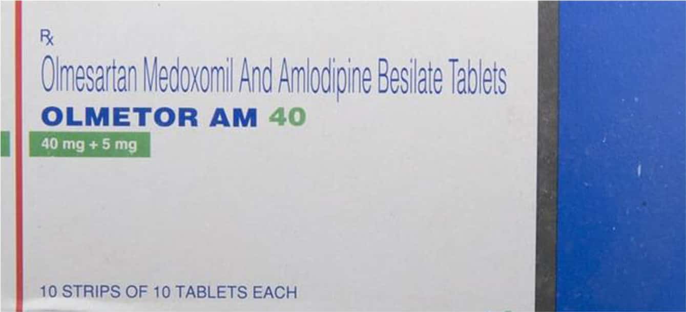 Olmetor Am 40mg Strip Of 10 Tablets: Uses, Side Effects, Price & Dosage ...