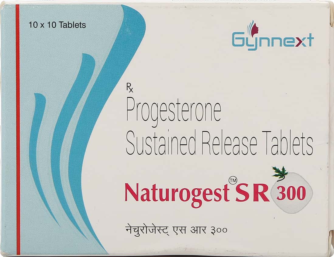 Naturogest Sr 300 MG Tablet (10): Uses, Side Effects, Price & Dosage ...