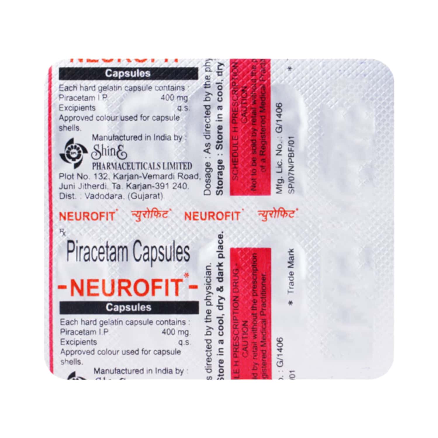 Neurofit 400 MG Capsule (10): Uses, Side Effects, Price & Dosage ...