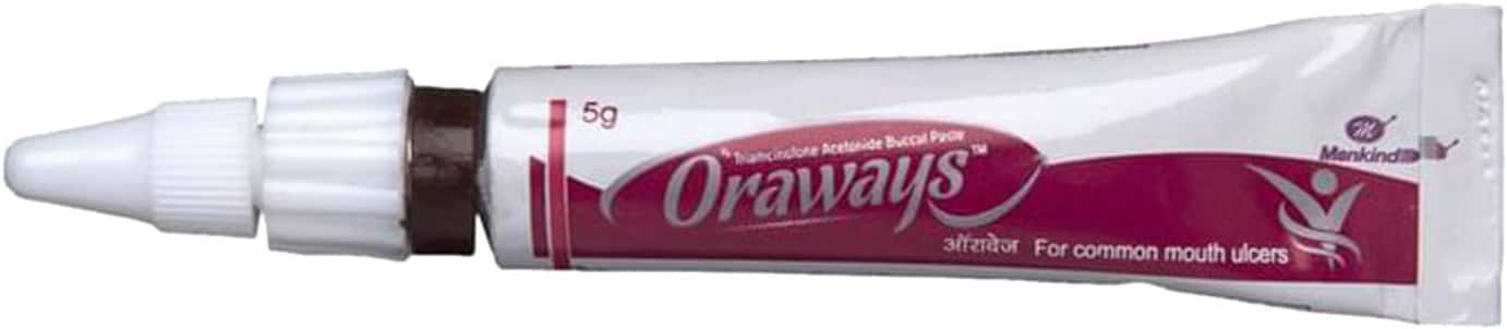 Oraways 0.1 %W/W Mouth Paste (5): Uses, Side Effects, Price & Dosage ...
