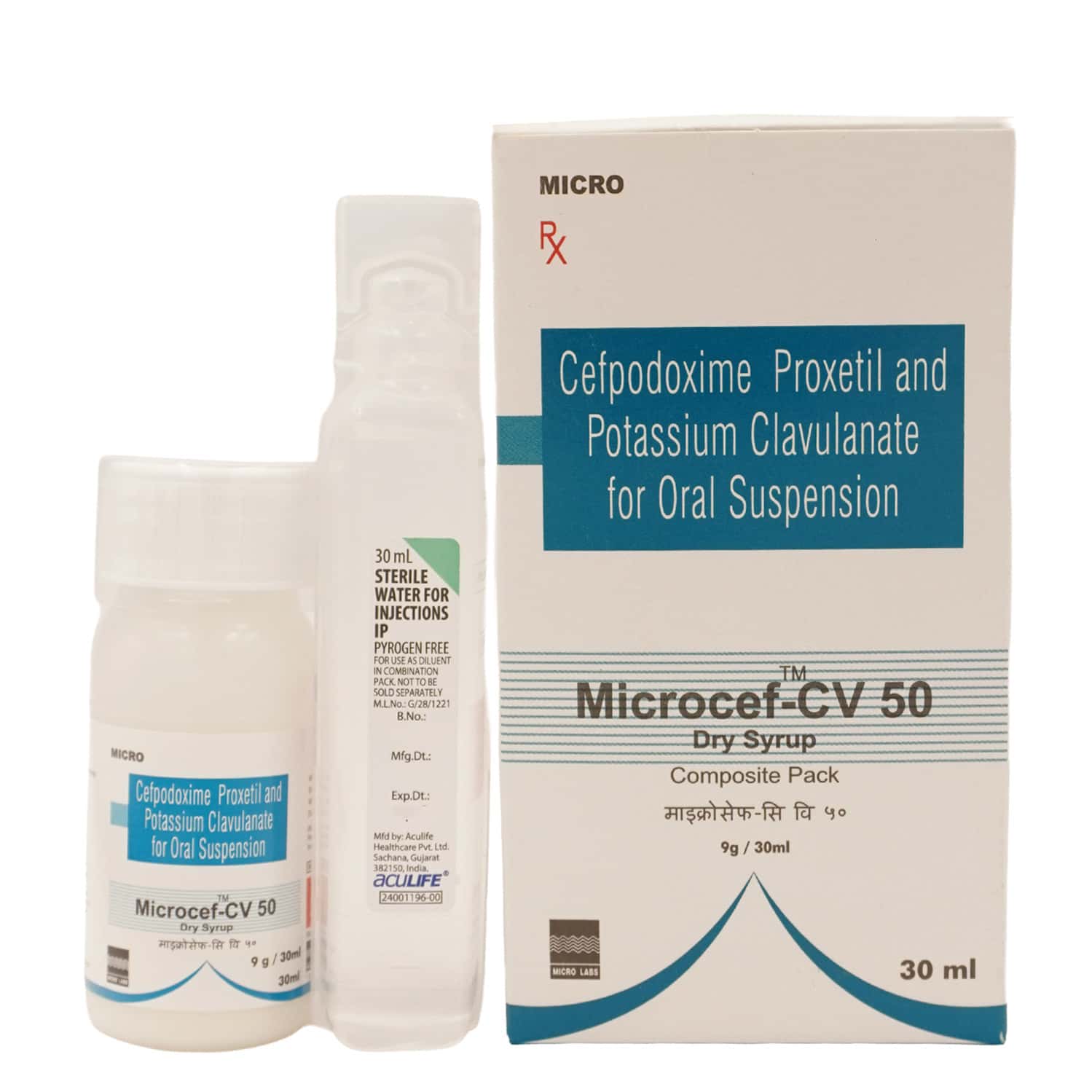 Microcef Cv 50mg Dry Syrup 30ml: Uses, Side Effects, Price & Dosage ...