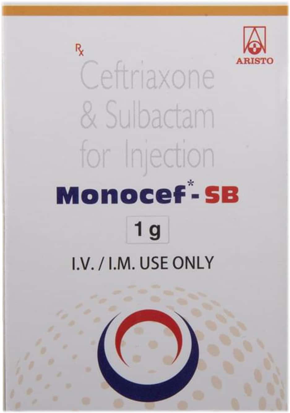 Monocef Sb 1.5gm Dry Vial Of 1 Powder For Injection: Uses, Side Effects ...