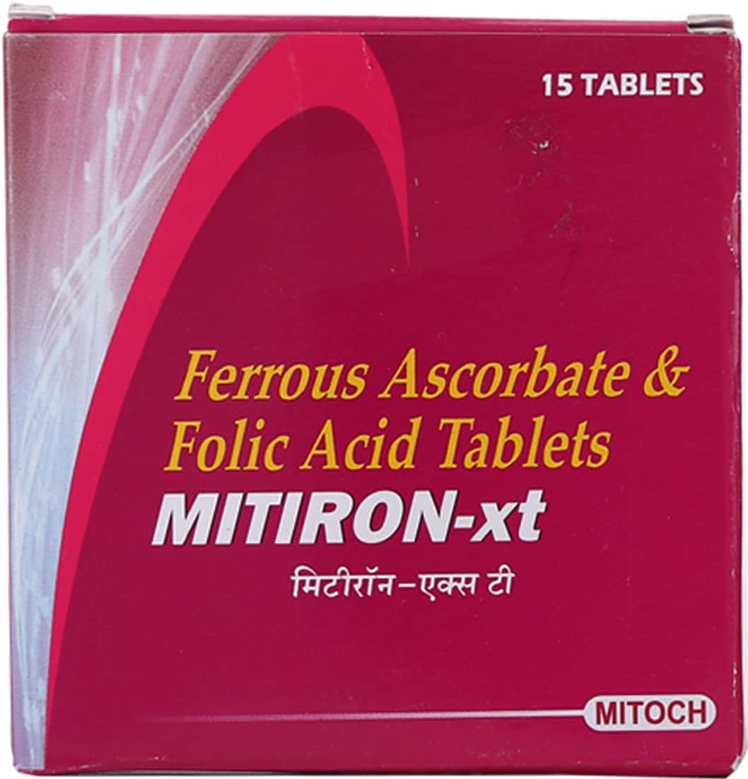 Mitiron Xt Strip Of 15 Tablets: Uses, Side Effects, Price & Dosage ...