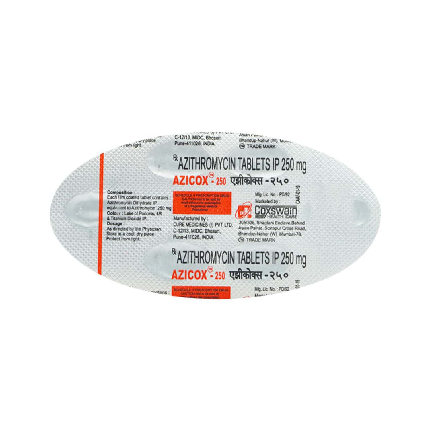 Azicox 250 MG Tablet (6): Uses, Side Effects, Price & Dosage | PharmEasy