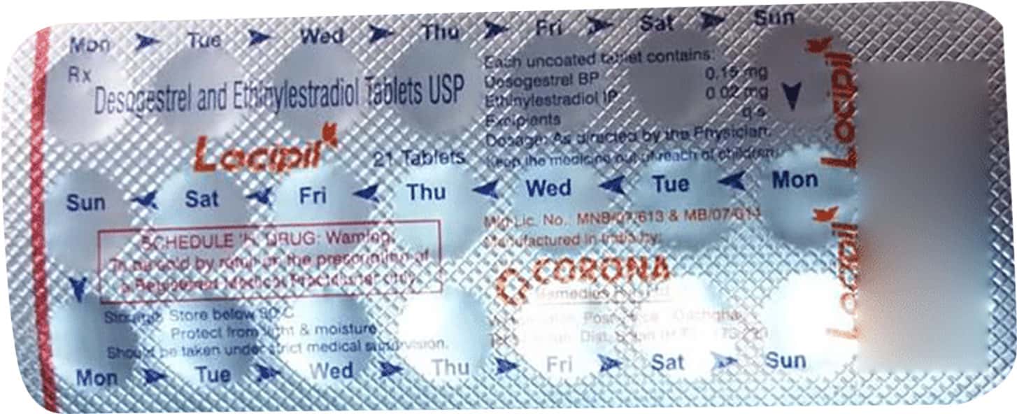 Locipil Strip Of 21 Tablets: Uses, Side Effects, Price & Dosage | PharmEasy