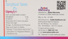 Lipaglyn Tablet: Uses, Side Effects, Price, Dosage & More Info - PharmEasy