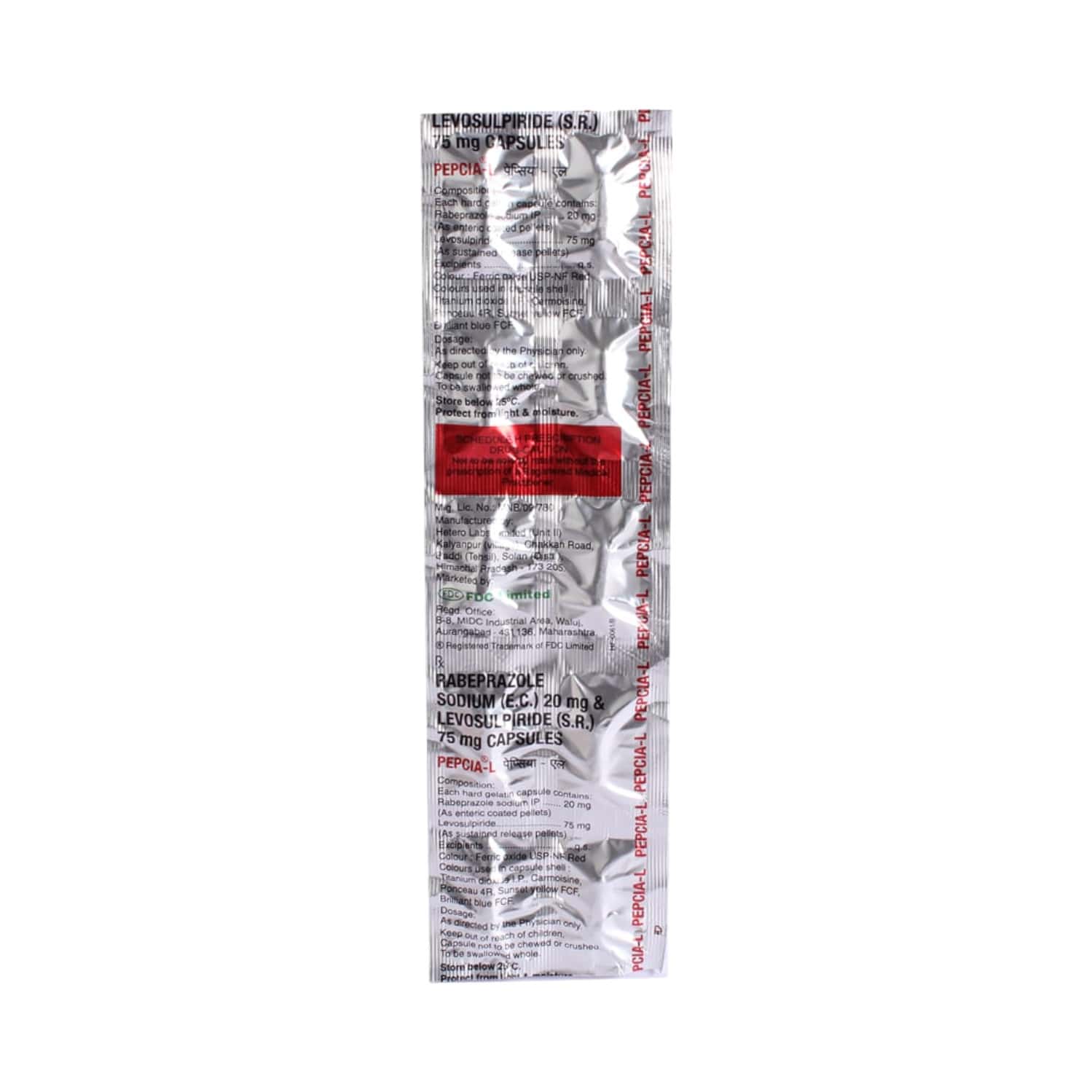 Pepcia L Strip Of 10 Capsules: Uses, Side Effects, Price & Dosage ...