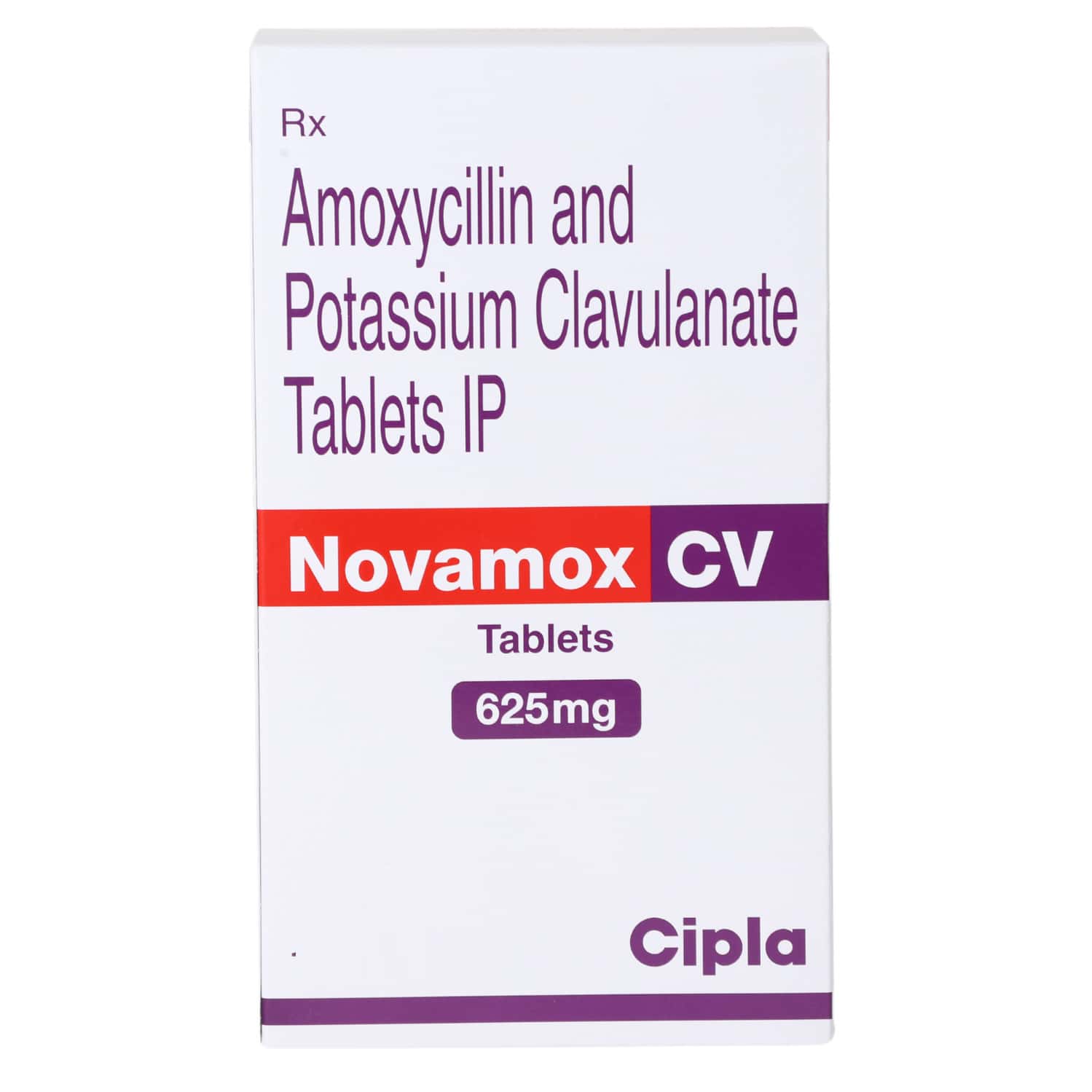 Novamox Cv 625mg Strip Of 10 Tablets: Uses, Side Effects, Price ...