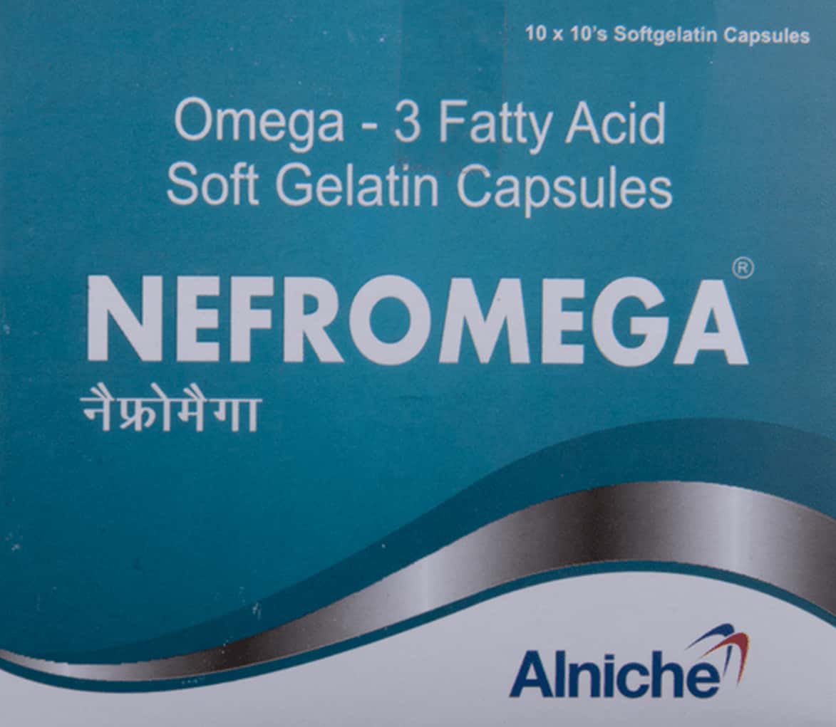 Buy Nefromega Strip Of 10 Capsules Online & Save Up to 24% at PharmEasy