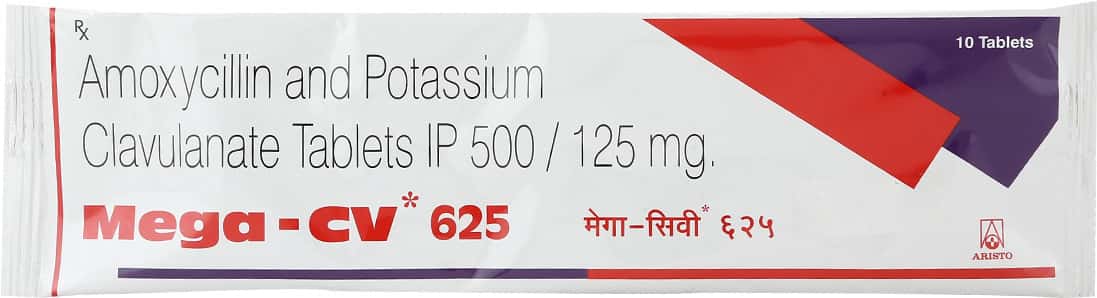 Mega CV 625 Tablet: Uses, Side Effects, Price, Dosage & More Info ...