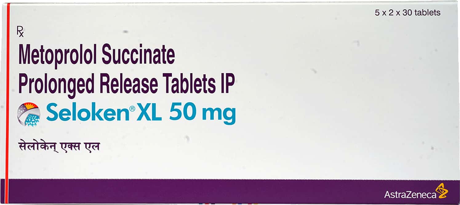 Seloken XL 50mg Tablet: Uses, Side Effects, Price, Dosage & More Info ...